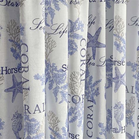 Льон гардинний у морському стилі Тюль з коралами морськими зіркками тюль для дитячої купити