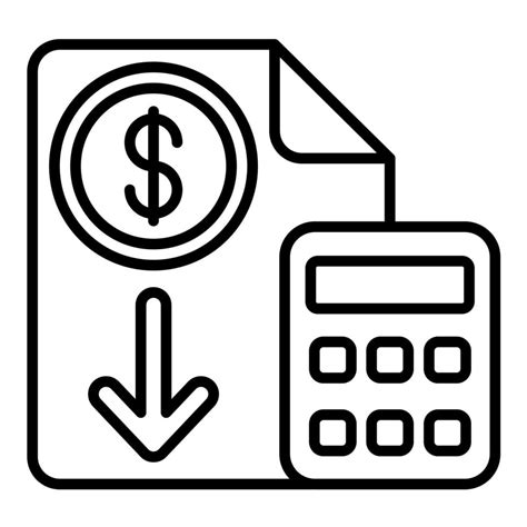Capitalized Cost Reduction Vector Icon 21717105 Vector Art At Vecteezy