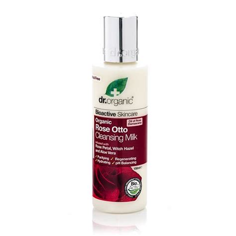 DR ORGANIC Rosa Cleansing Milk Latte Detergente Bio Boutique La Rosa Canina