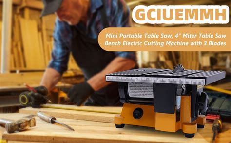 Mini Table Saw 4 Inch Mini Electric Table Saw Multifunction Bench Saw