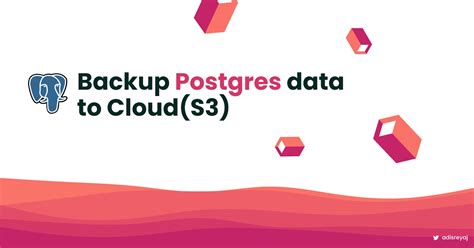 how to backup postgres data to s3 bucket using minio