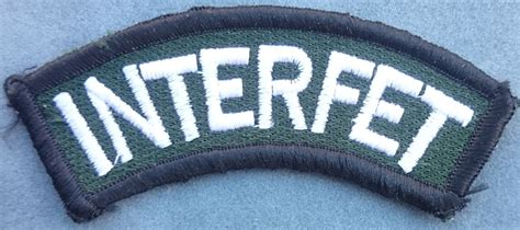 International Force East Timor Interfet” Brassard Patch Welcome To