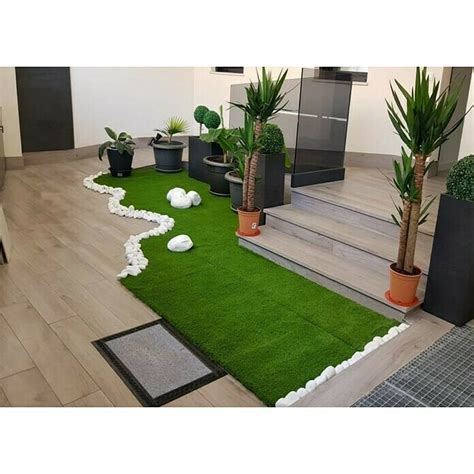 Césped Artificial Habana 5 X 2 M Verde Altura Del Pelo 33 Mm