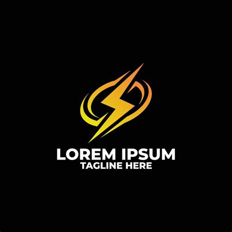 Lightning Logo Design Vector Isolated 16800168 Vector Art At Vecteezy
