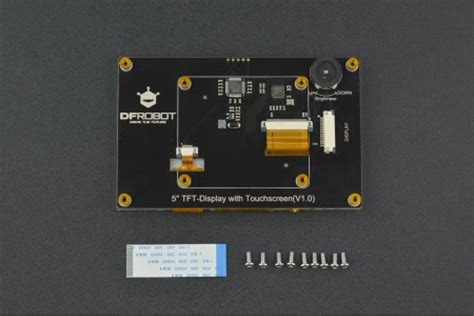 5 Inch 800x480 TFT Raspberry Pi DSI Touchscreen Kiwi Electronics