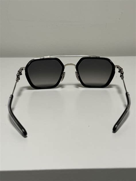 Chrome Hearts Chrome Hearts Hotation Sunglasses Silver Grailed