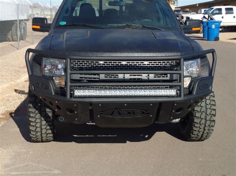 Addictive Desert Designs 10 14 Ford F 150 Raptor Rancher Front Bumper W