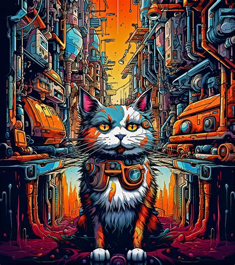 Cyberpunk Cats V3 By Ai Annon Art On Deviantart