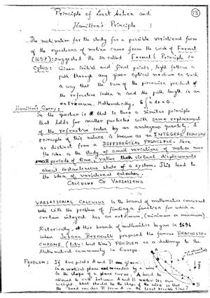 Note 02 Lecture Notes Classical Mechanics Studocu