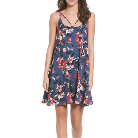Bp Dresses Nwt Floral Print Spaghetti Strap Slip Dress Poshmark