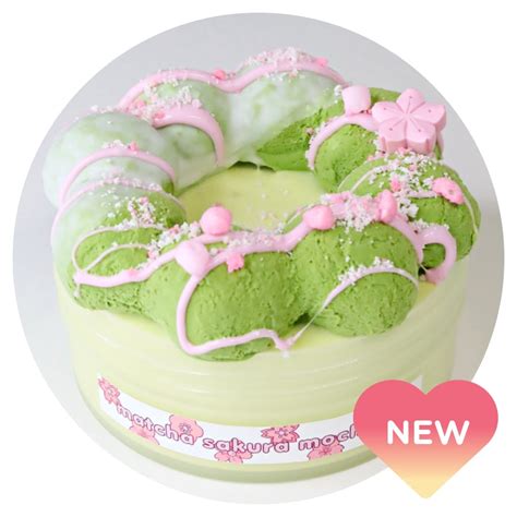 Matcha Sakura Mochinut Diy Slime Kit Momo Slimes