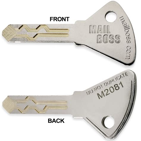 Replacement M Series Key For Mail Boss Locking Mailboxes Mailboss