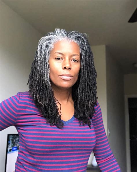 Image May Contain 1 Person Stripes And Closeup Locs Hairstyles