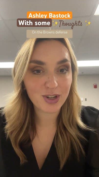 Ashley Bastock Of Shares Some Of Her Thoughts About The