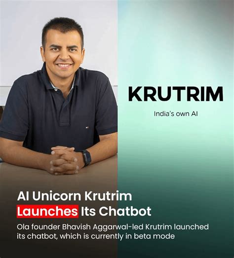 Al Unicorn Krutrim Launches Its Chatbot Rstartupindia