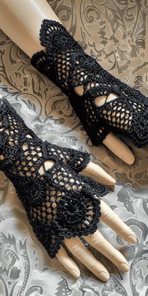 40 Victorian Fingerless Gloves Crochet Patterns Add Elegance To Your