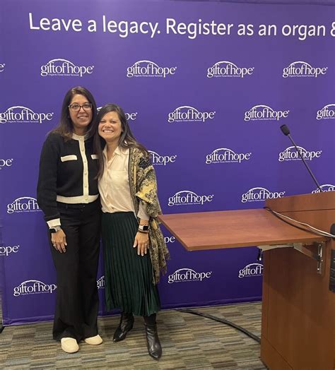 Today I Had The Distinctive Honor Of Sharing My Organ Recipient Story