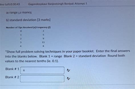 Solved Given The Frequency Distribution Below Calculate A Chegg