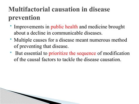 Multifactorial Theory Of Disease Causation Pptx