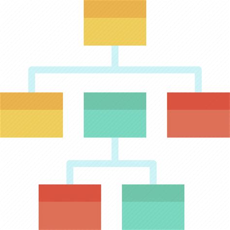 flow chart seo and web infrastructure data icon download on