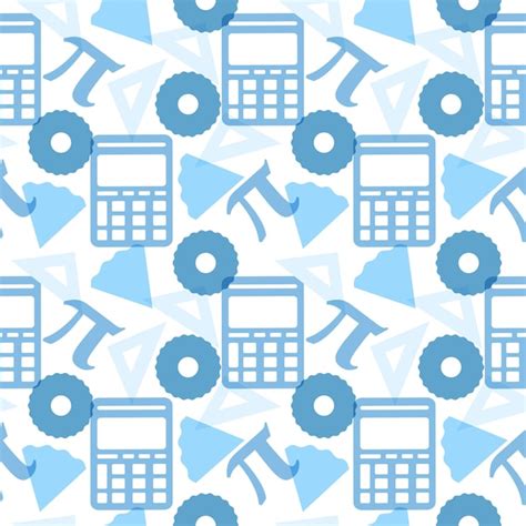 Premium Vector Pi Day Seamless Pattern With Mathematical Constants Or