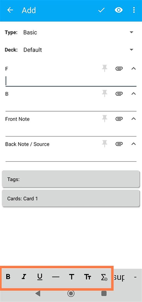 Default Toolbar Buttons To Be Removed Via Long Press Suggestions Anki Forums