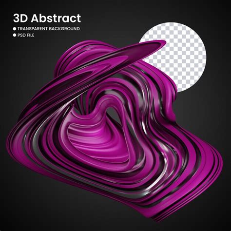 Premium Psd 3d Rendering Of Abstract Shapes