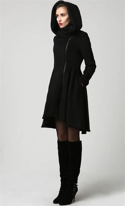 Black Winter Coat Women