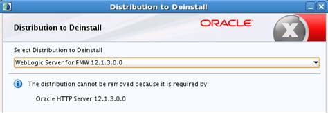 Deinstalling Oracle Server