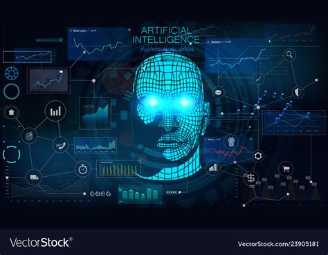 Human Big Data Visualization Royalty Free Vector Image