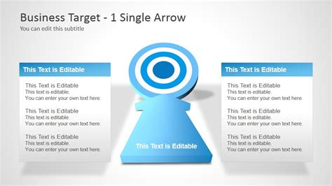 Free Blue Target Shapes For PowerPoint SlideModel