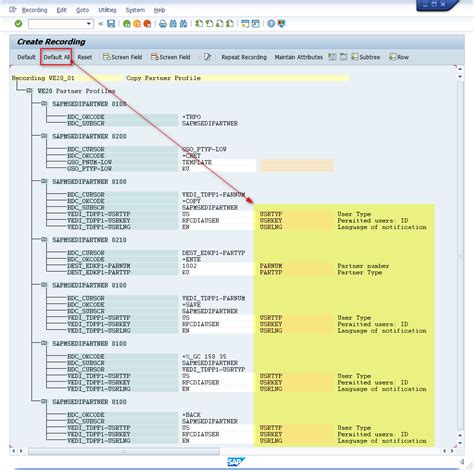 Lsmw Batch Input Recording Partner Profiles Example Step By Step