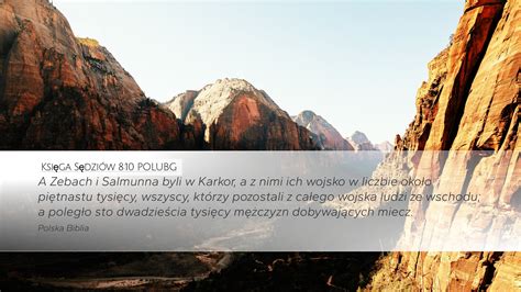 Księga Sędziów POLUBG Desktop Wallpaper A Zebach i Salmunna byli w Karkor a z nimi ich