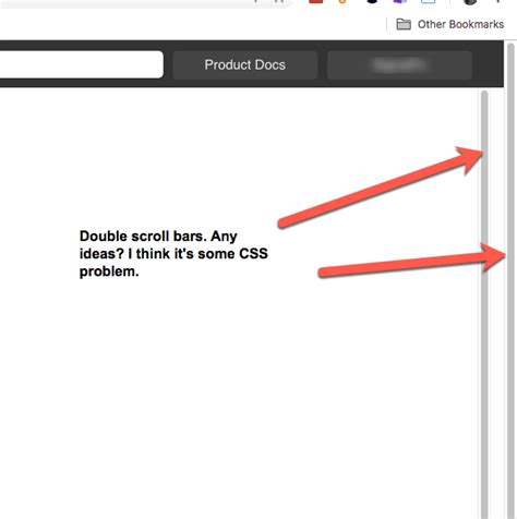 Anyone Seen Dual Scroll Bars Support HUGO