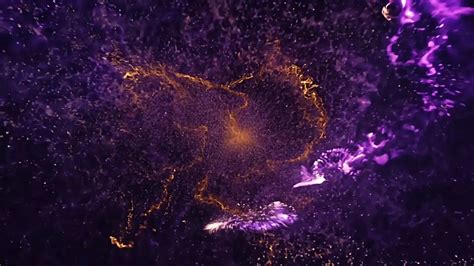 Colorful Particle Burst Overlay For Title And Logo Videos