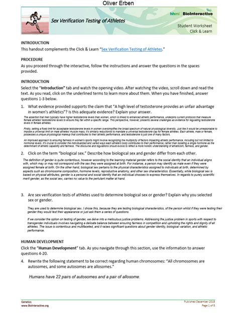 Sexverification Studentws Pdf Luteinizing Hormone Testosterone Sexverification Studentws Pdf Luteinizing Hormone Testosterone