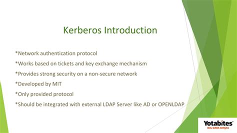 Kerberos Authentication Protocol Introduction