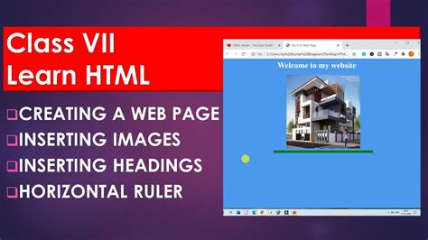 Class 7 Html Youtube