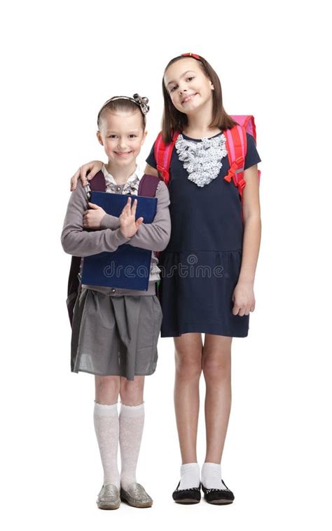 Dos Compan Eros De Clase Foto De Archivo Imagen De Morena