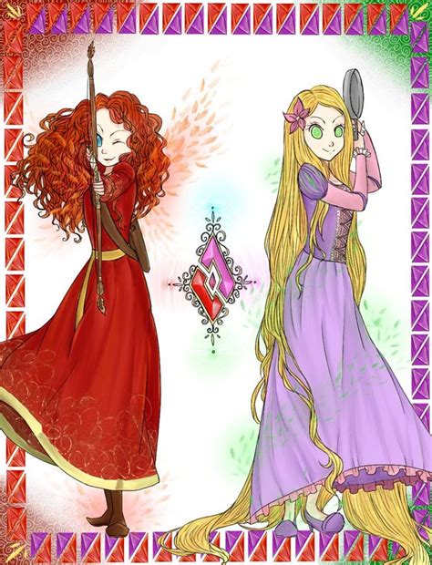 288 Best Anna Rapunzel Merida Elsa Moana Images On Pinterest Disney Princess Tangled And