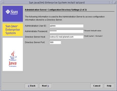 Java Enterprise System Installation