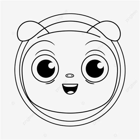 작은 만화 조 머리 색칠 페이지 개요 스케치 드로잉 벡터 필터 도면 필터 개요 필터 스케치 Png 일러스트 및 벡터 에 대한 무료 다운로드 Pngtree