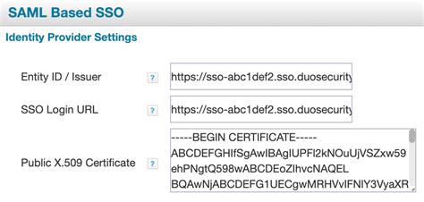 duo single sign on for sailpoint identityiq duo security