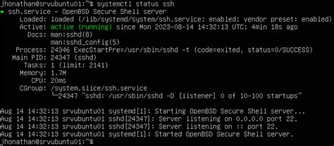 Habilitando O Ssh No Linux Ubuntu 4future