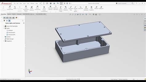SolidWorks Chapter 3 Holes And Shelling YouTube