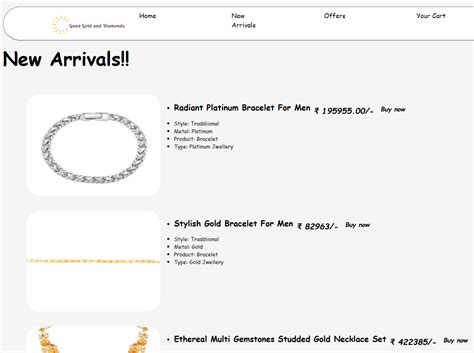 GitHub Guna189 Shopping Cart Frontend Exquisite Jewelry E Commerce