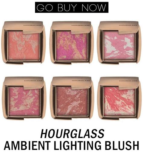 Go Buy Now Hourglass Ambient Lighting Blush Glitter Guide Simple
