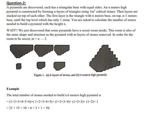 Solved Question A Pyramids Are Discovered Each Has A Chegg Com