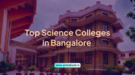 Top Science Colleges In Bangalore