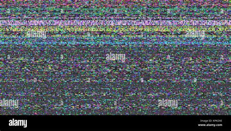 Monitor Noise Seamless Screen Error Glitch Background Stock Photo Alamy